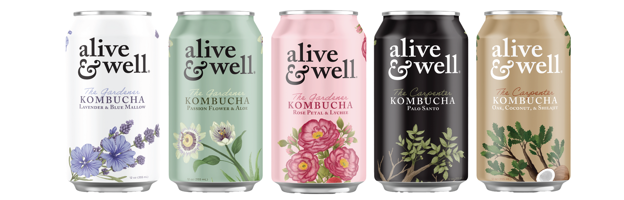 All Alive & Well Kombucha Flavors | Refreshing Variety